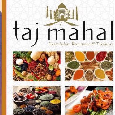 Menu at Taj Mahal restaurant, Kington