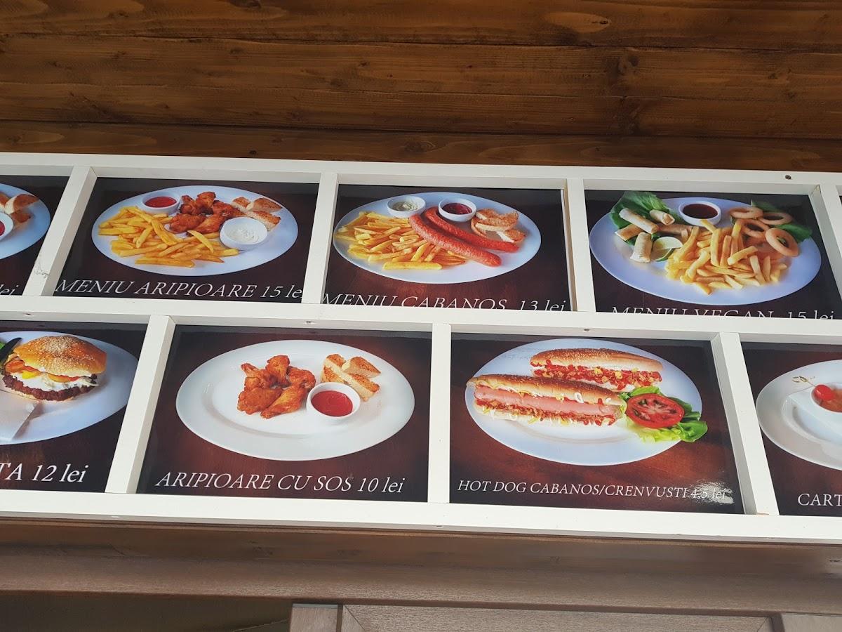 Menu at Club 7 Days, Timișoara