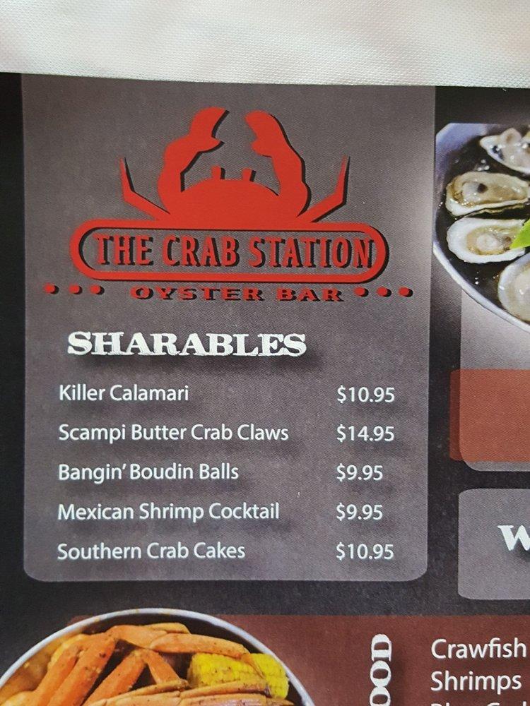 Menu at The Crab Station - Fort Worth Presidio pub & bar, Fort Worth