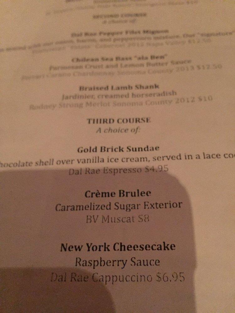Menu at Dal Rae Restaurant, Pico Rivera