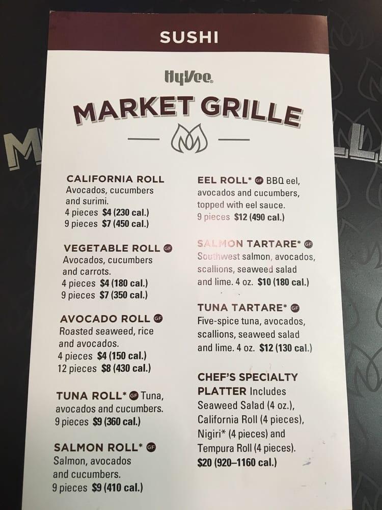 Menu at Wahlburgers @ Hy-Vee cafe, Manhattan