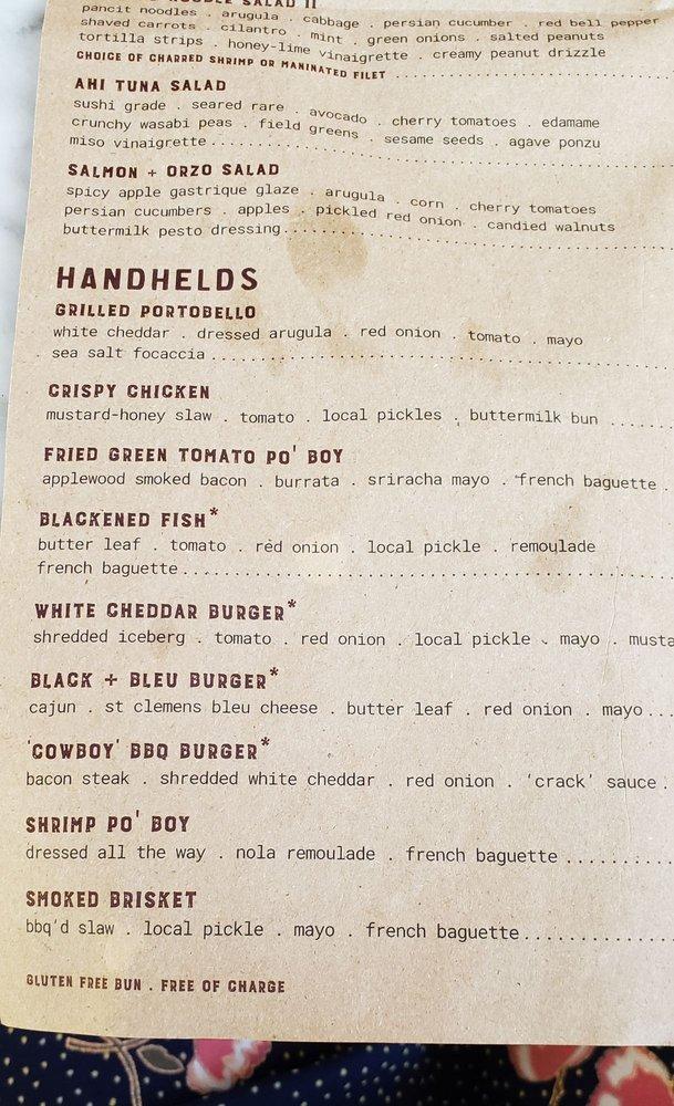 Menu at The Macintosh pub & bar, Phoenix, E Camelback Rd