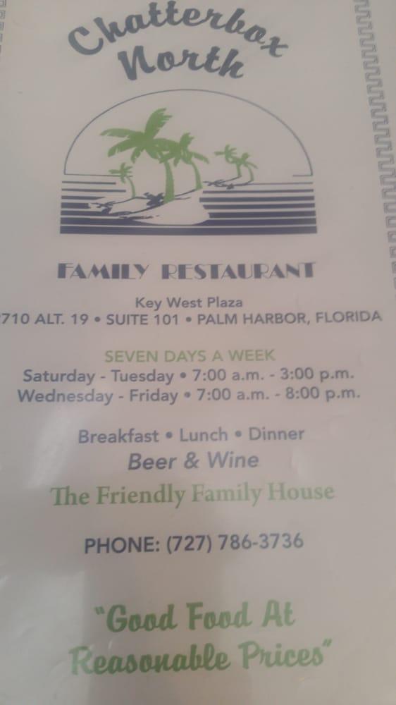 Menu at Bliss Cook House restaurant, Palm Harbor