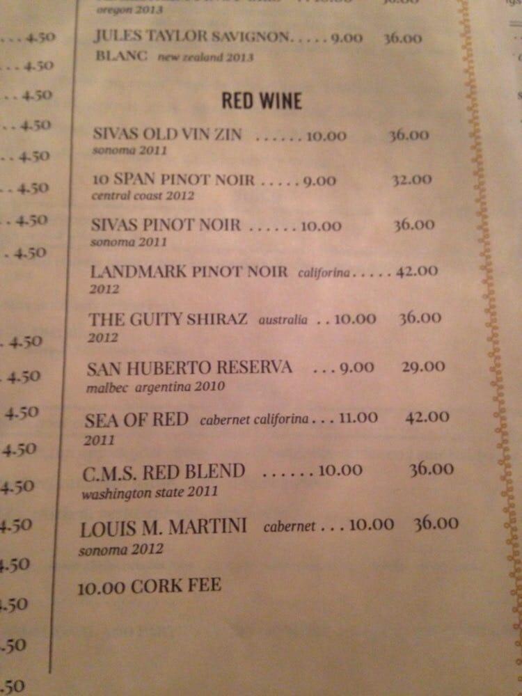 Menu at FINICKY FRANKS restaurant, Omaha