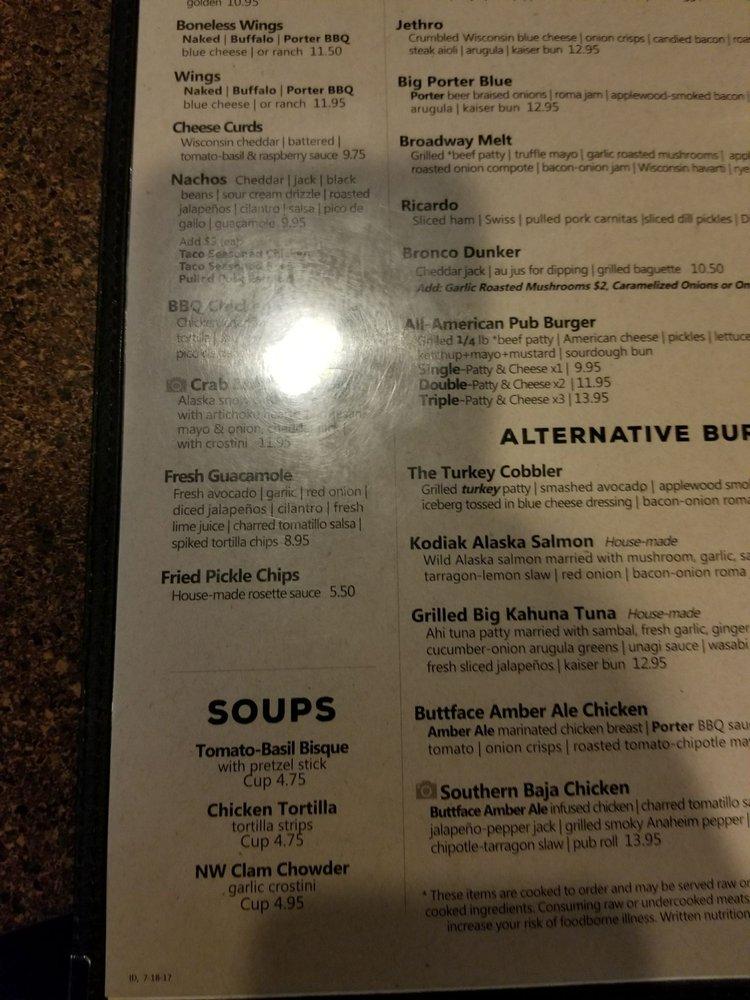 Menu at Ram Restaurant & Brewery, Meridian, E Pine Ave