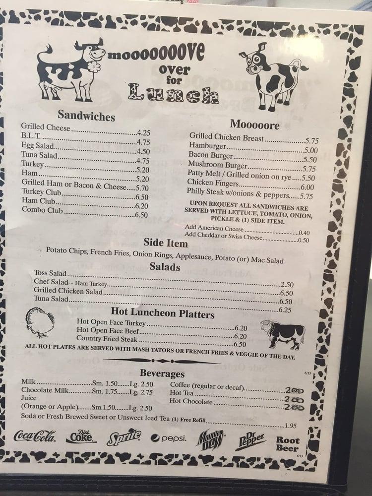 Menu at Heffer's Kountry Cafe, Ormond Beach, 603 S Yonge St