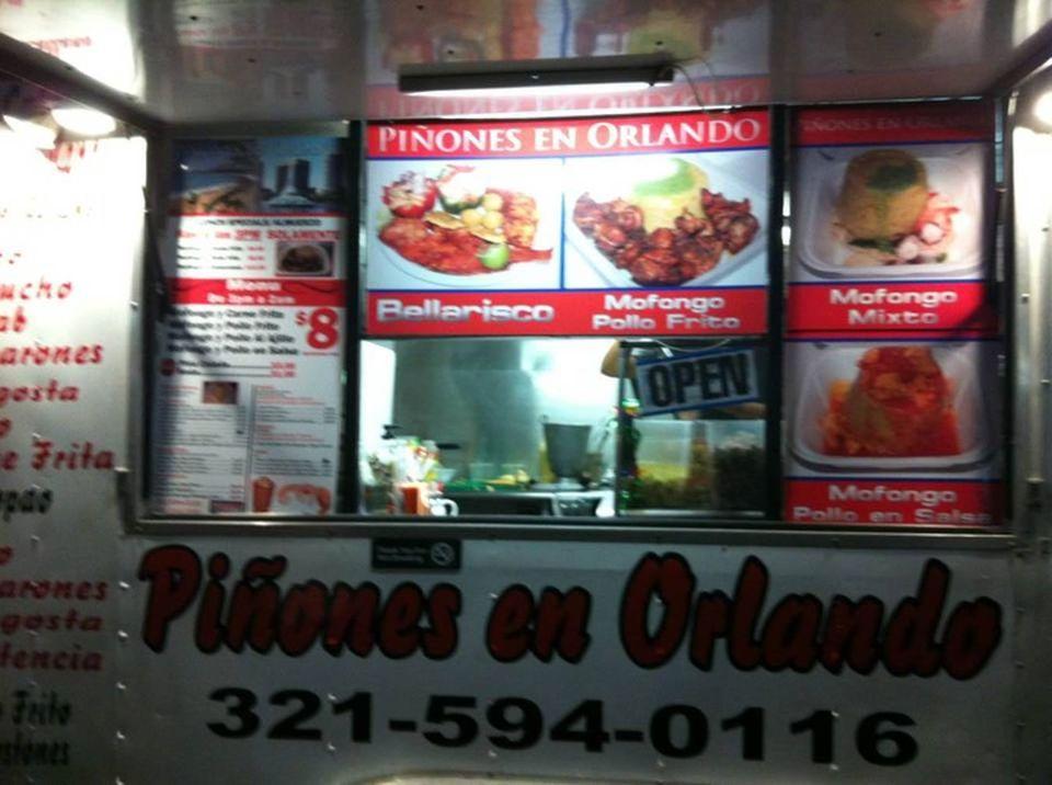 Menu at Piñones en Orlando restaurant, Orlando, E Colonial Dr