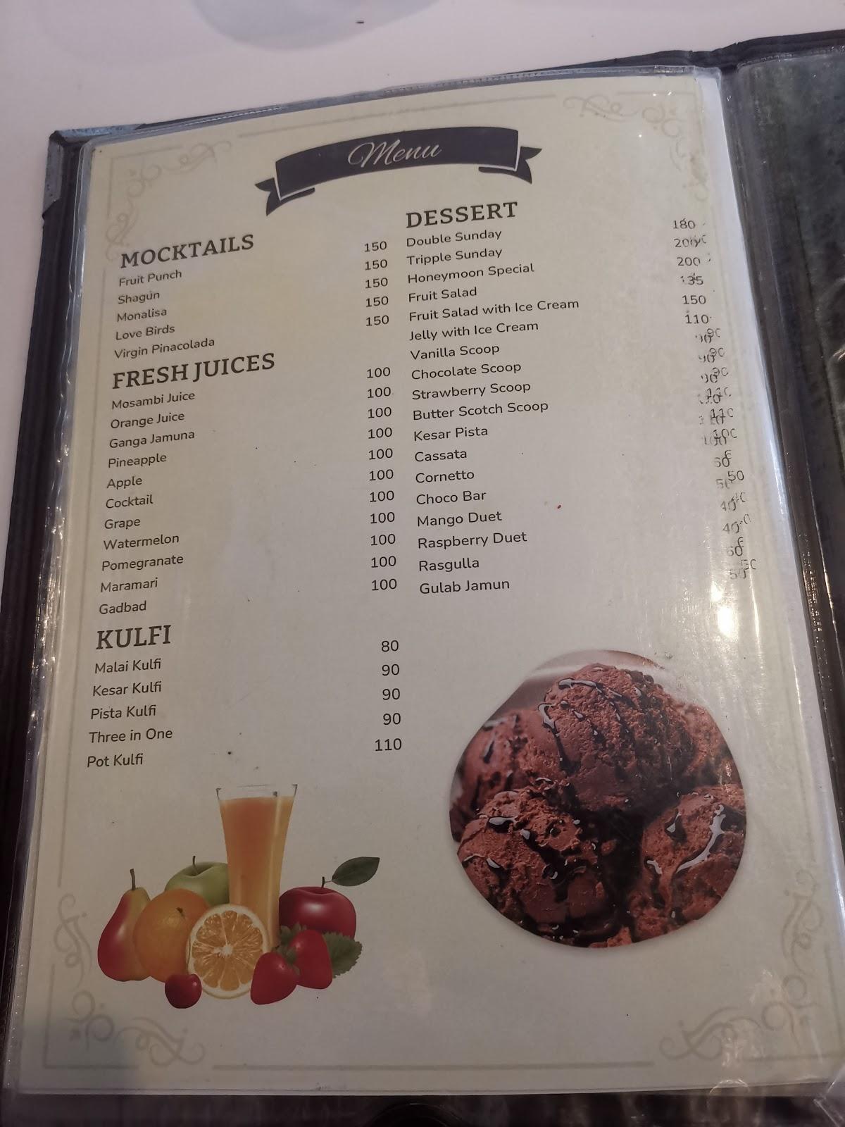 Menu at Prestige Veg Treat, Mumbai, 4