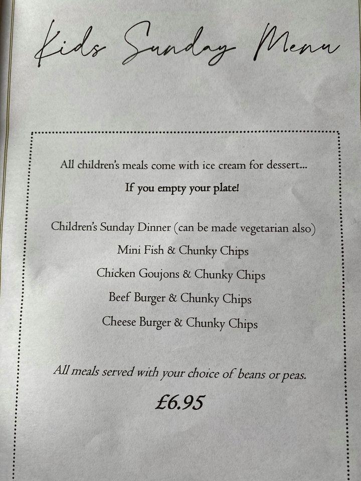 Menu at The Pear Tree pub & bar, Mirfield