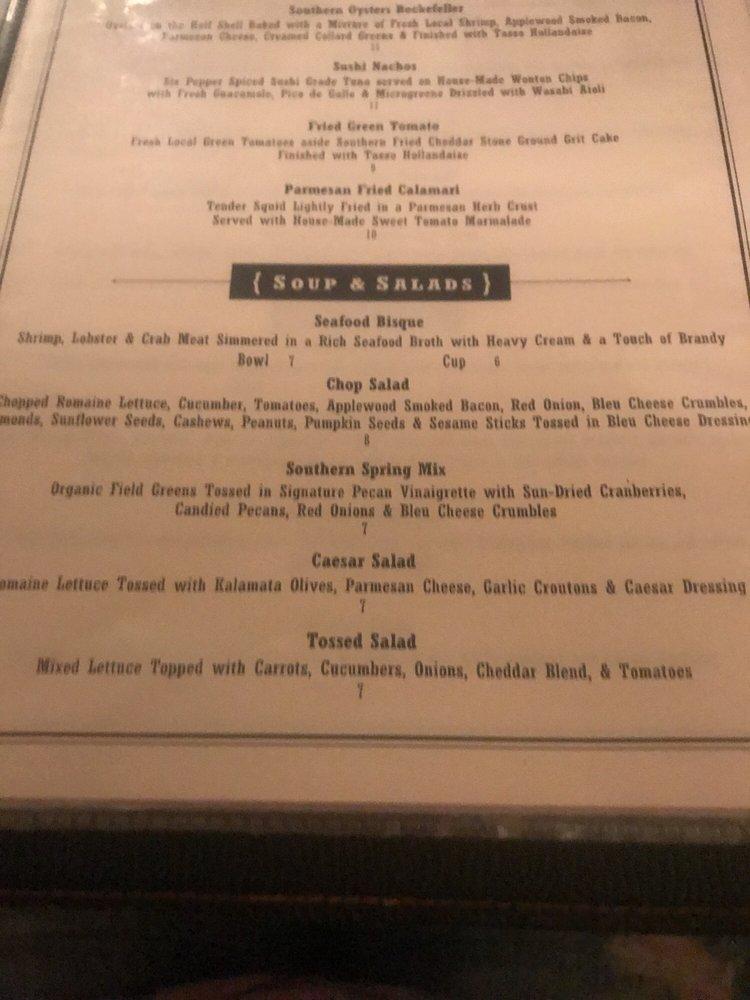 Menu at Sundae Cafe at Tybee, Tybee Island, 304 1st St
