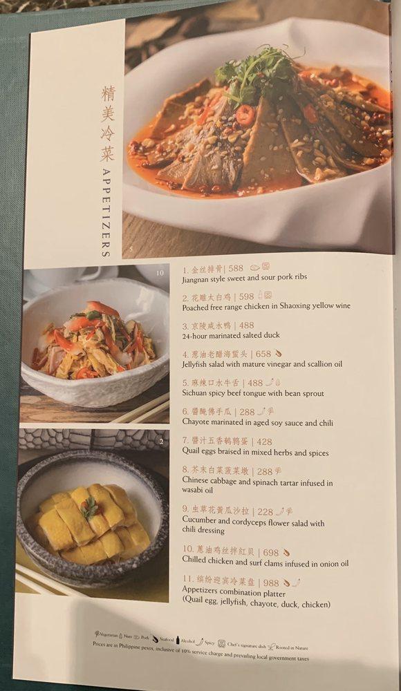 Menu at Canton Road restaurant, Taguig