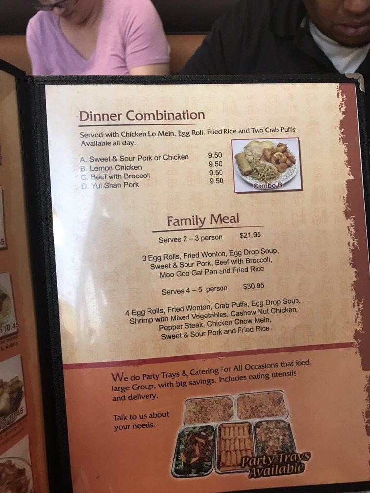 Menu at New Asian Kitchen restaurant, Phoenix