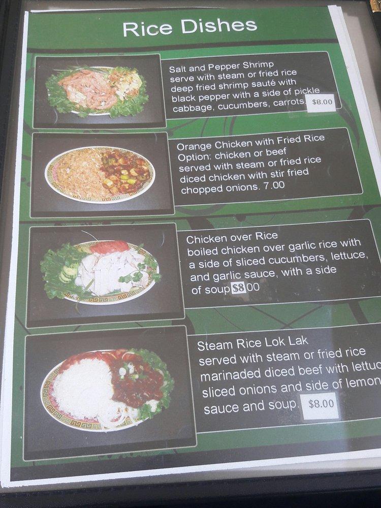 Menu at Kim Sun Kitchen restaurant, Long Beach, Cherry Ave