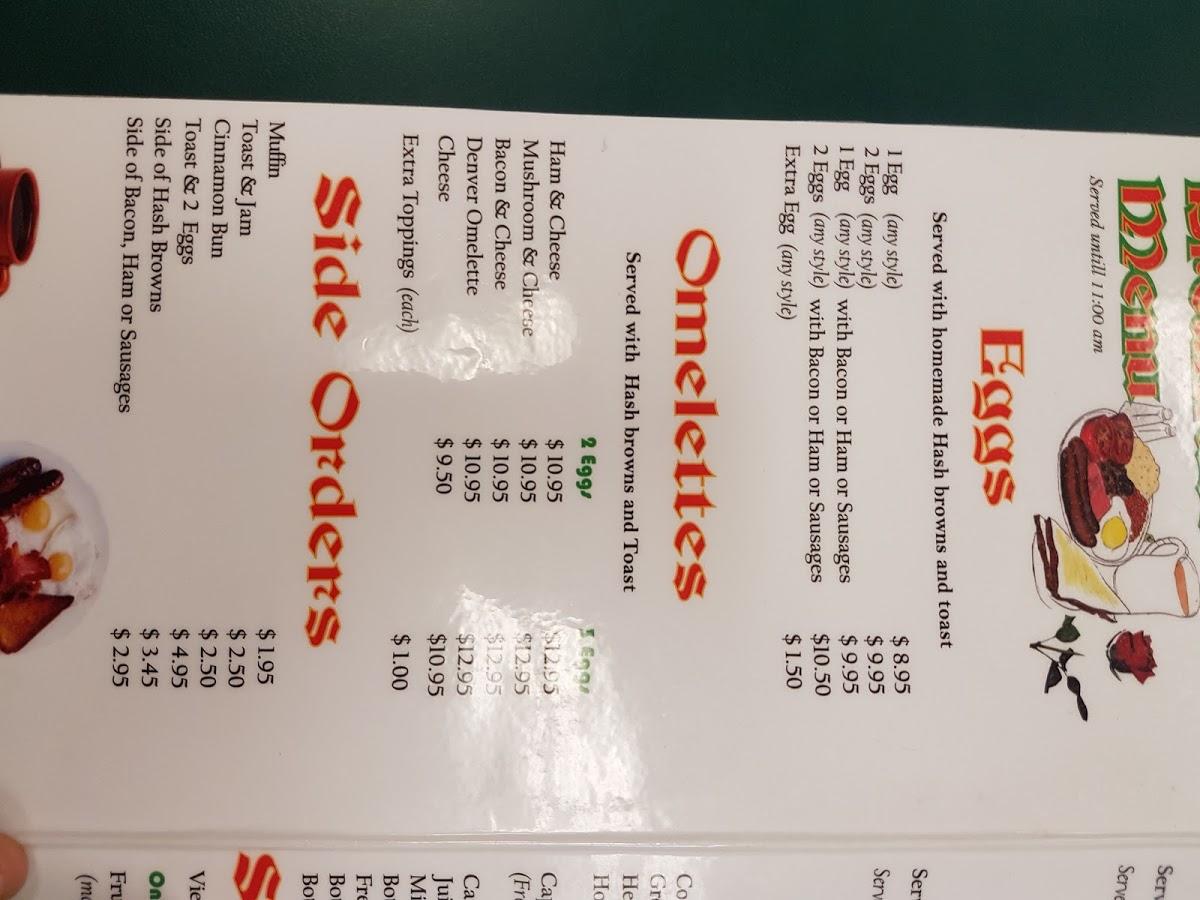Menu at Linh's Kitchen restaurant, Whitecourt