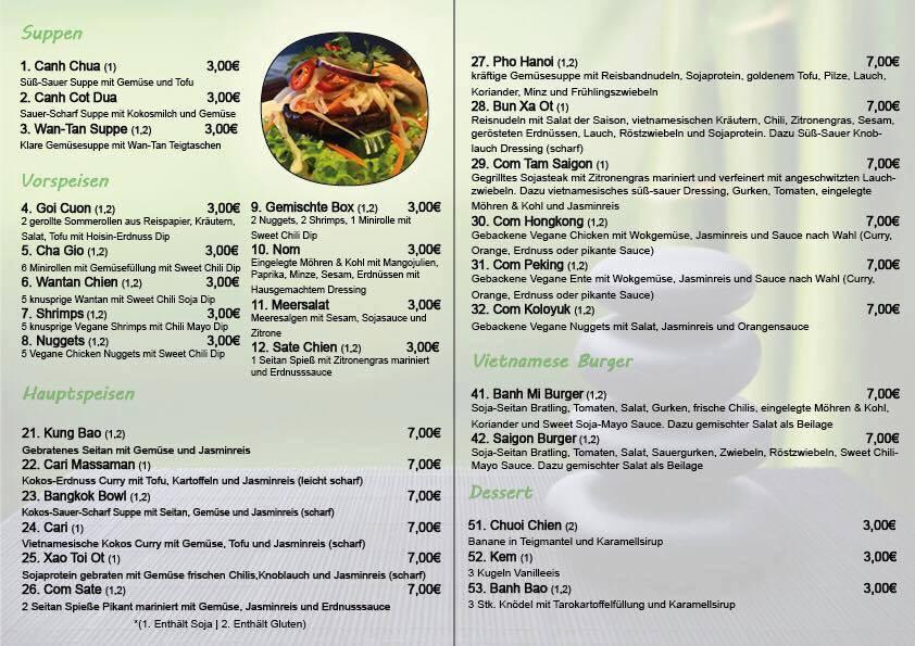 Speisekarte von Peace Food restaurant, Essen