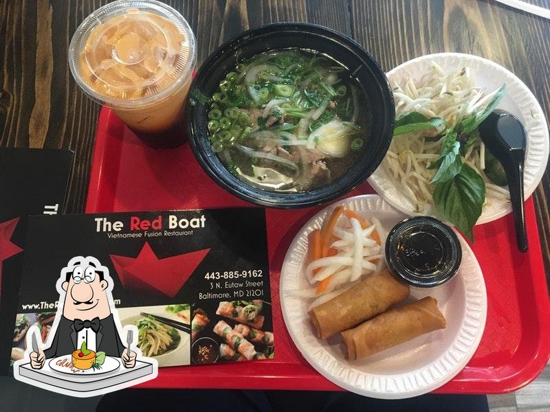 The Red Boat Asian Fusion, 3 N Eutaw St in Baltimore - Restaurant menu ...