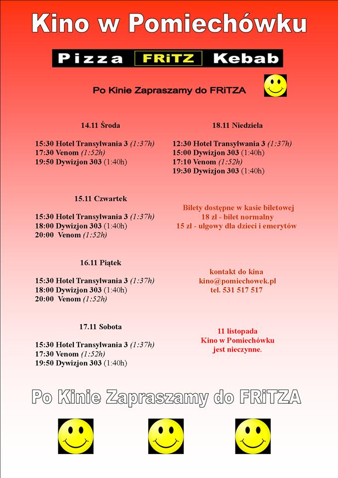 Menu at PIZZA - FRiTZ - KEBAB restaurant, Pomiechówek