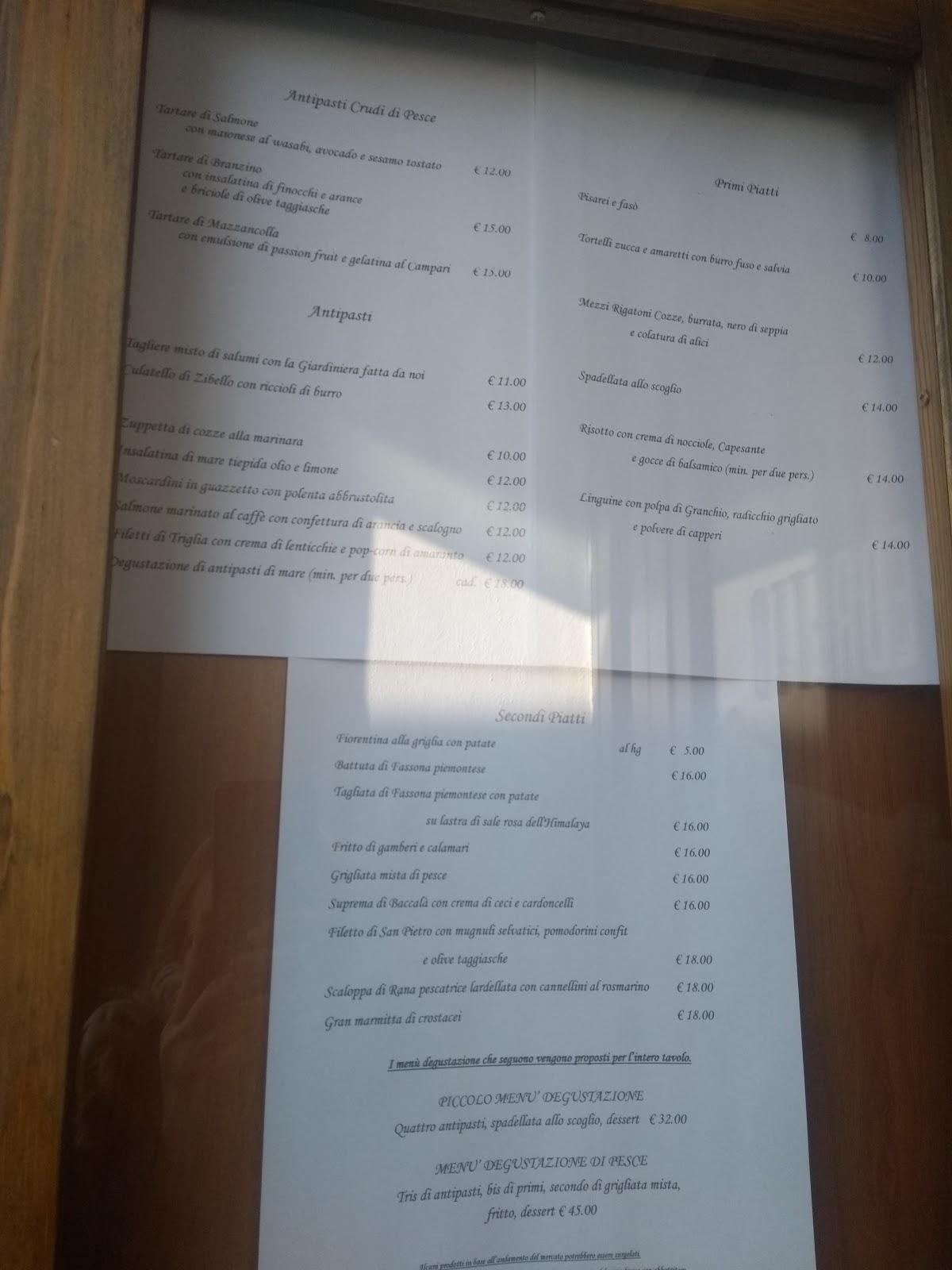 Menu da Osteria Sanpedretto ristorante, Castelvetro Piacentino