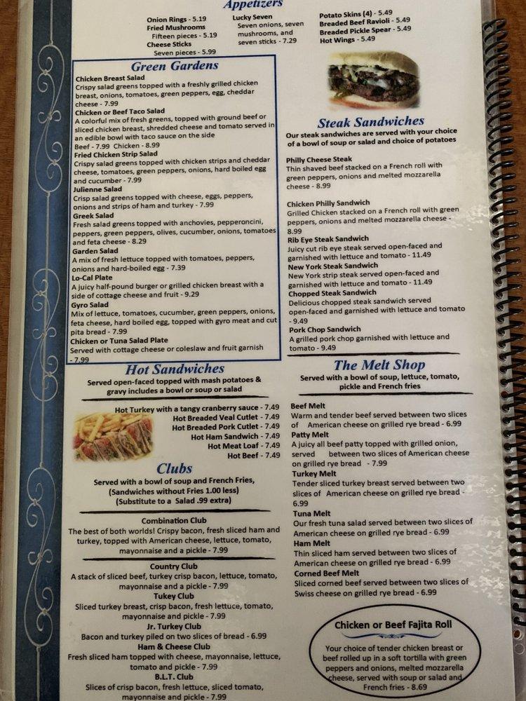 Menu at Savannah Family Restaurant, Savannah