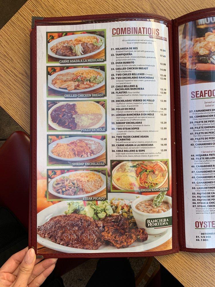 Menu at Mexico Lindo Restaurant, Rancho Cucamonga, Archibald Ave g