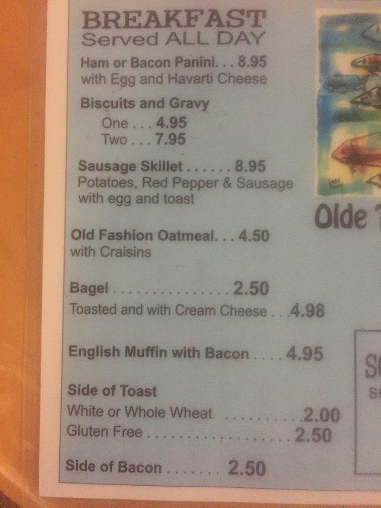 Menu at Olde Towne Trading Post pub & bar, Ilwaco