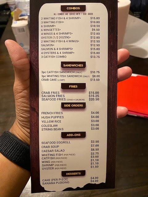 Menu at Crave It On Main restaurant, Upper Marlboro