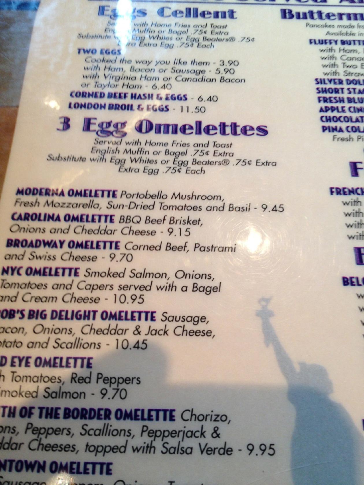Menu at Gotham City Diner restaurant, Fair Lawn