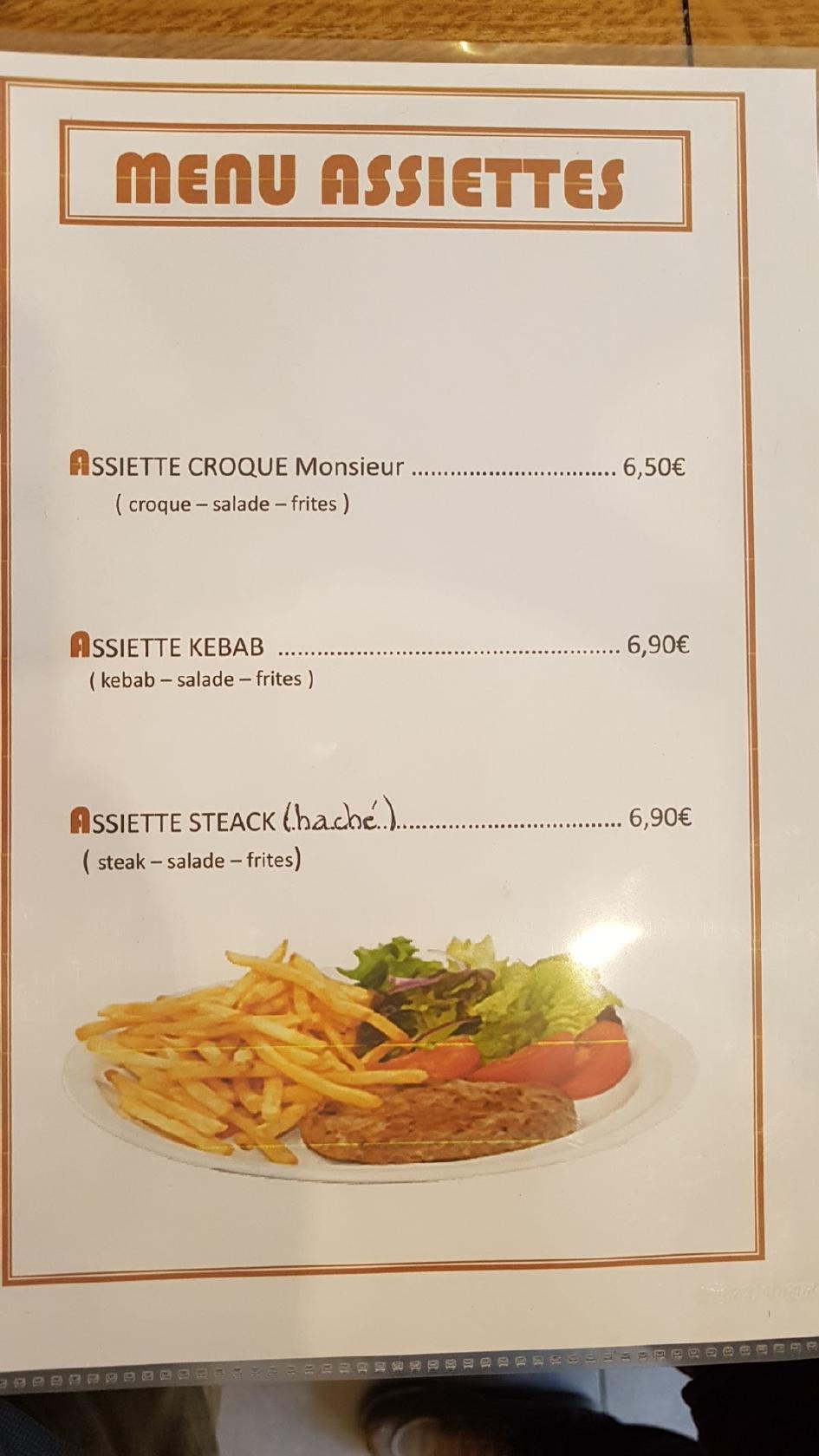 Menu at Le Dieu Lumière restaurant, Reims, 9 Rue Dieu-Lumière