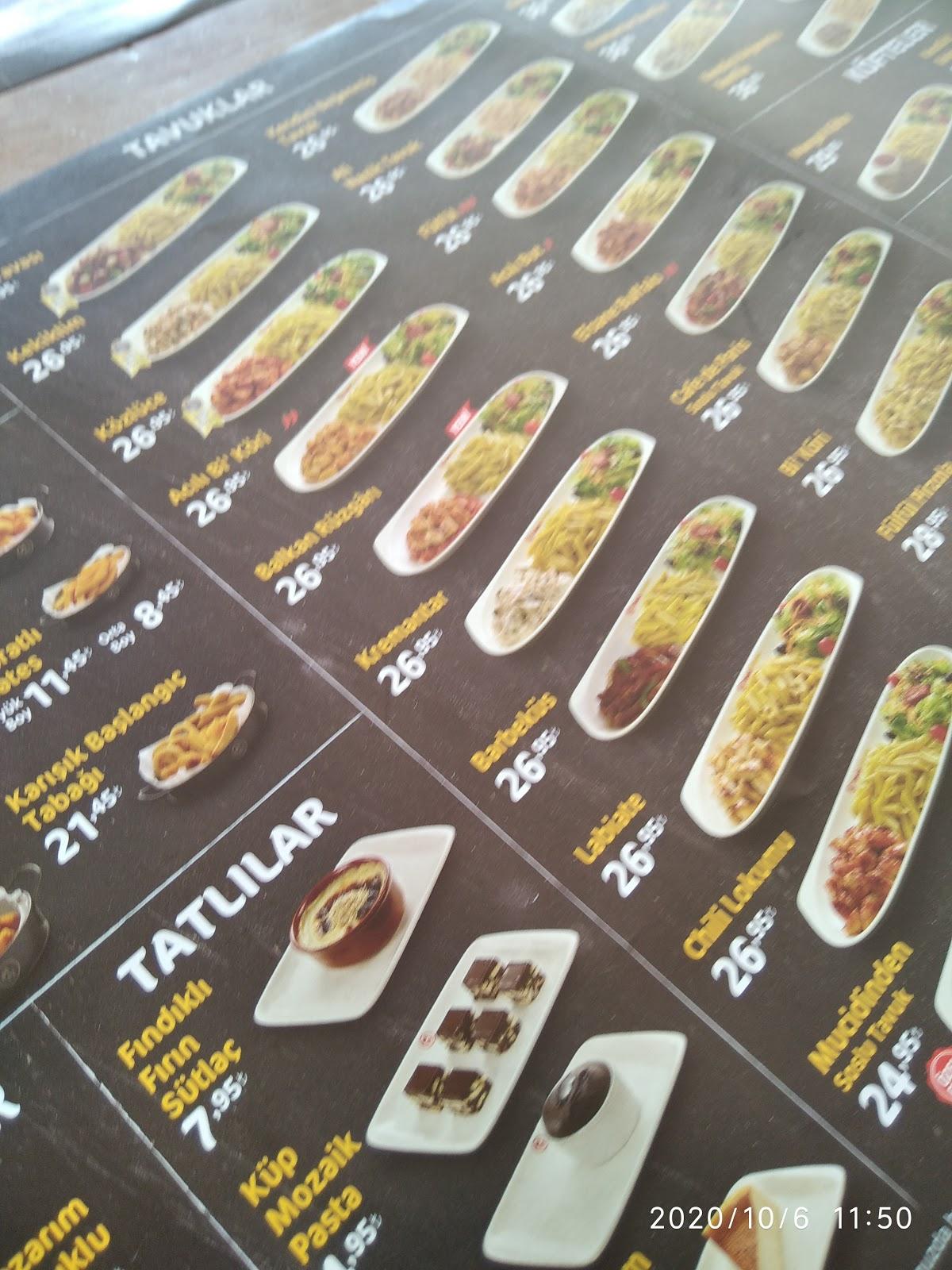 Menu at Tavuk Dünyası Ankara Batı Kent Meydan, Ankara, Batıkent Blv. No:225