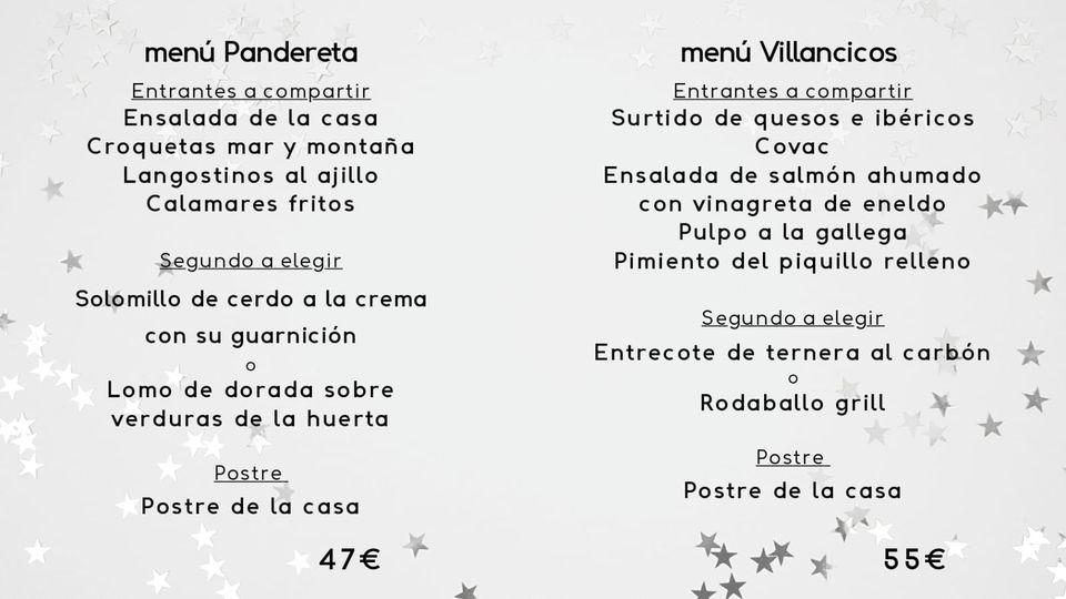 Menu at Restaurante El Gamonal, San Pedro de Alcántara