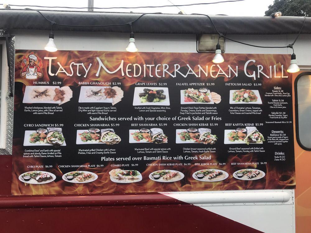 Menu at Tasty Mediterranean Grill restaurant, Happy Valley