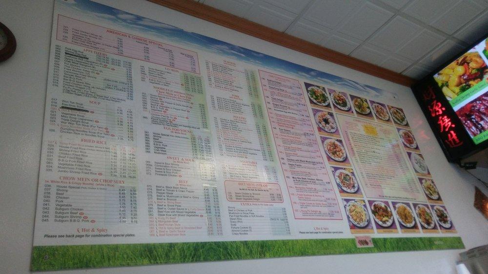 Menu at China Garden Chinese Restaurant, Steger