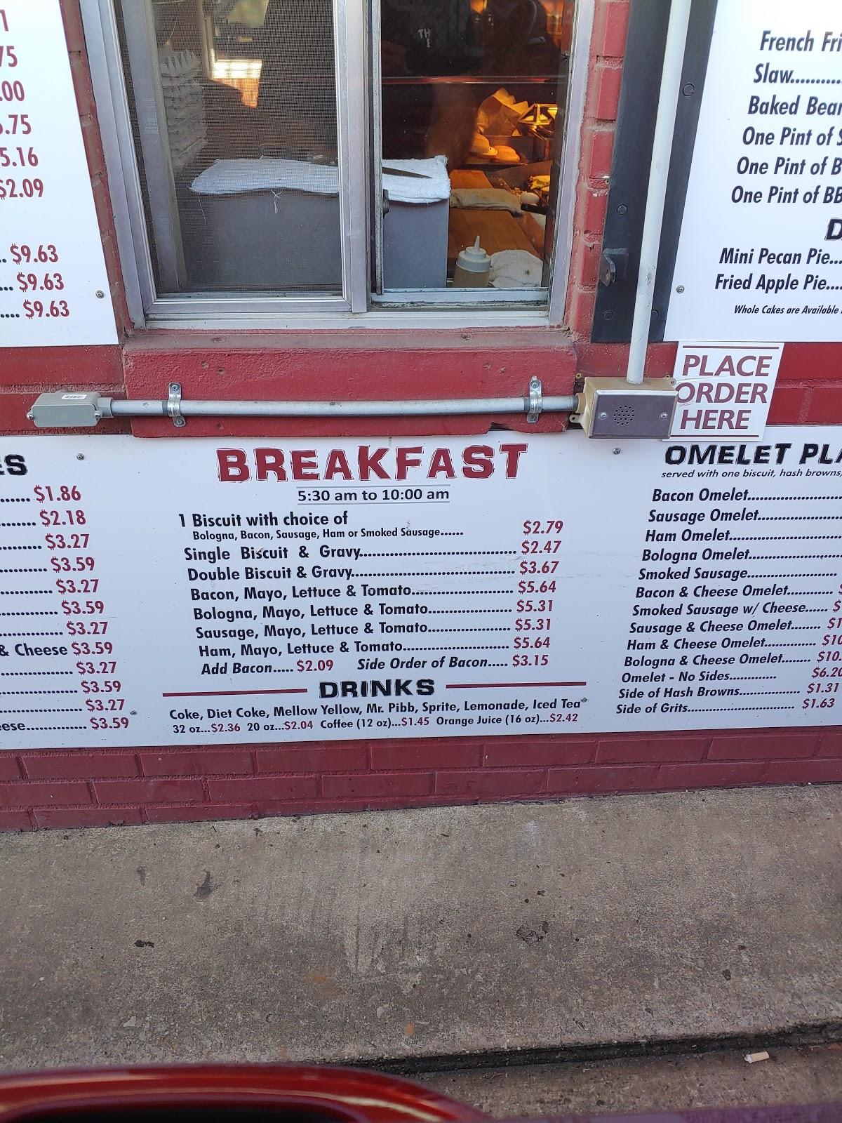 Menu at THE PIT BBQ, Birmingham