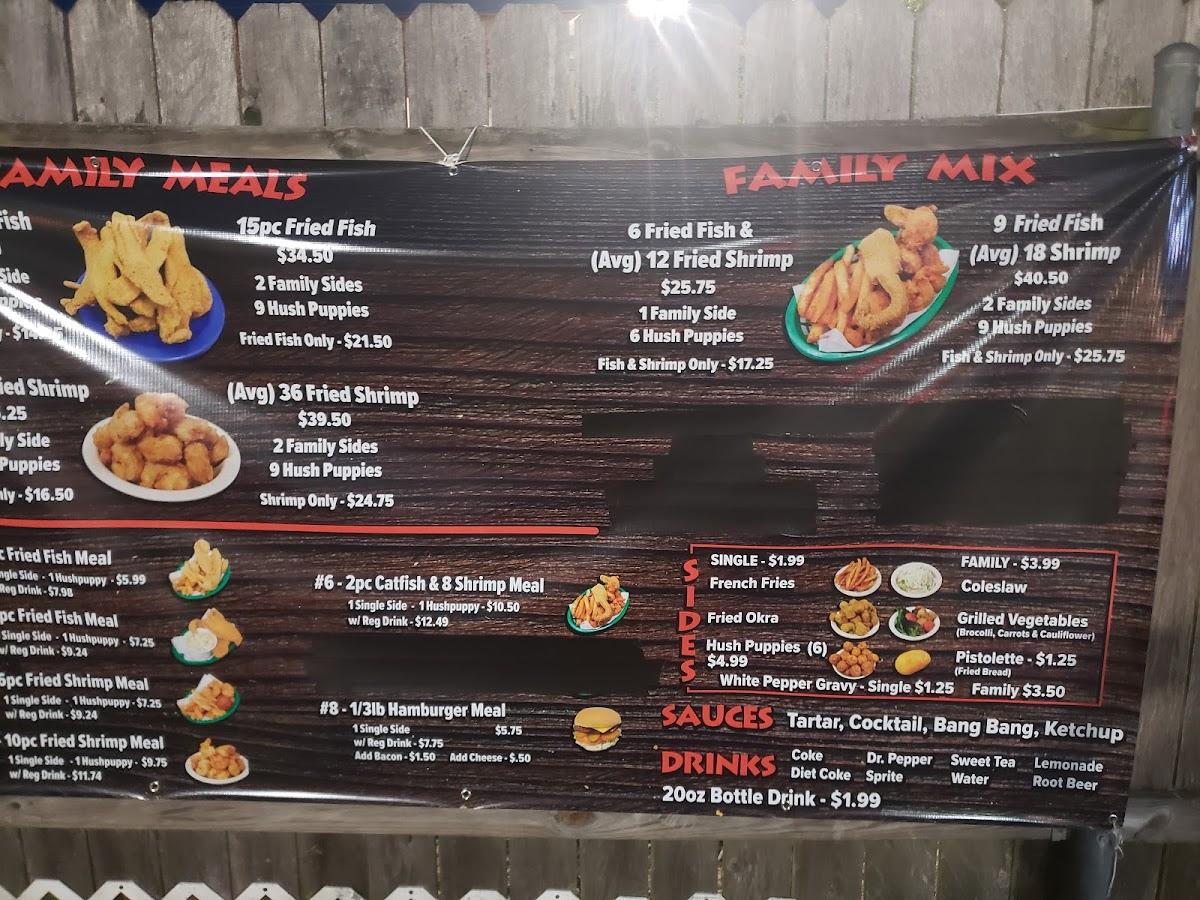 Menu at Kat Daddy's Drive-thru Kitchen restaurant, Lake Charles