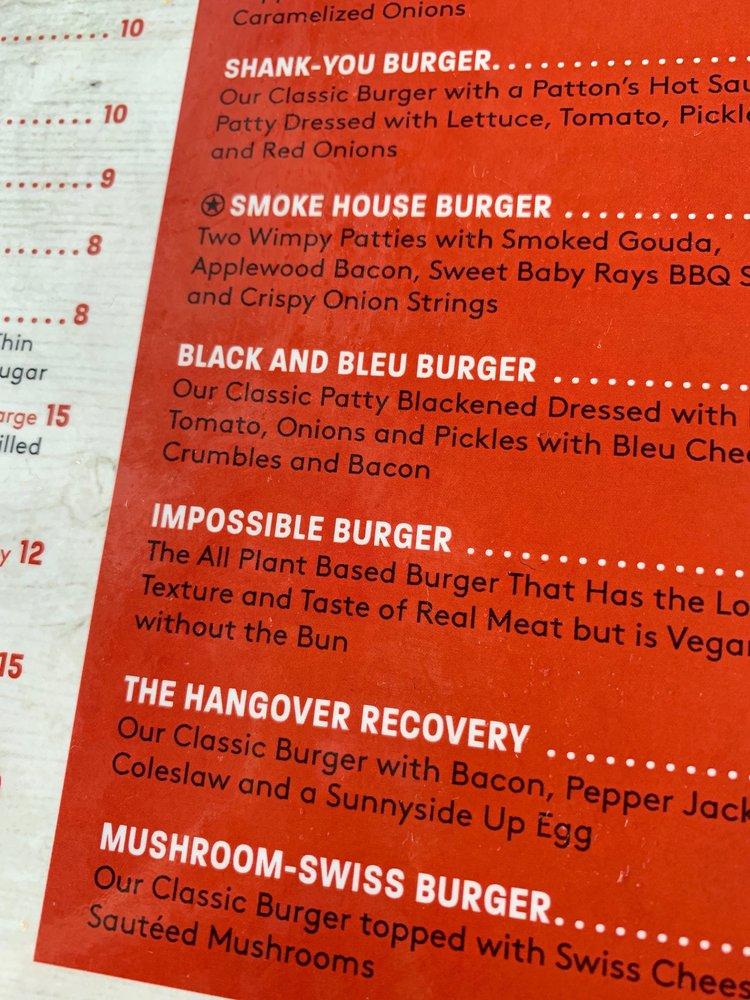 Menu at River Shack Gretna pub & bar, Gretna