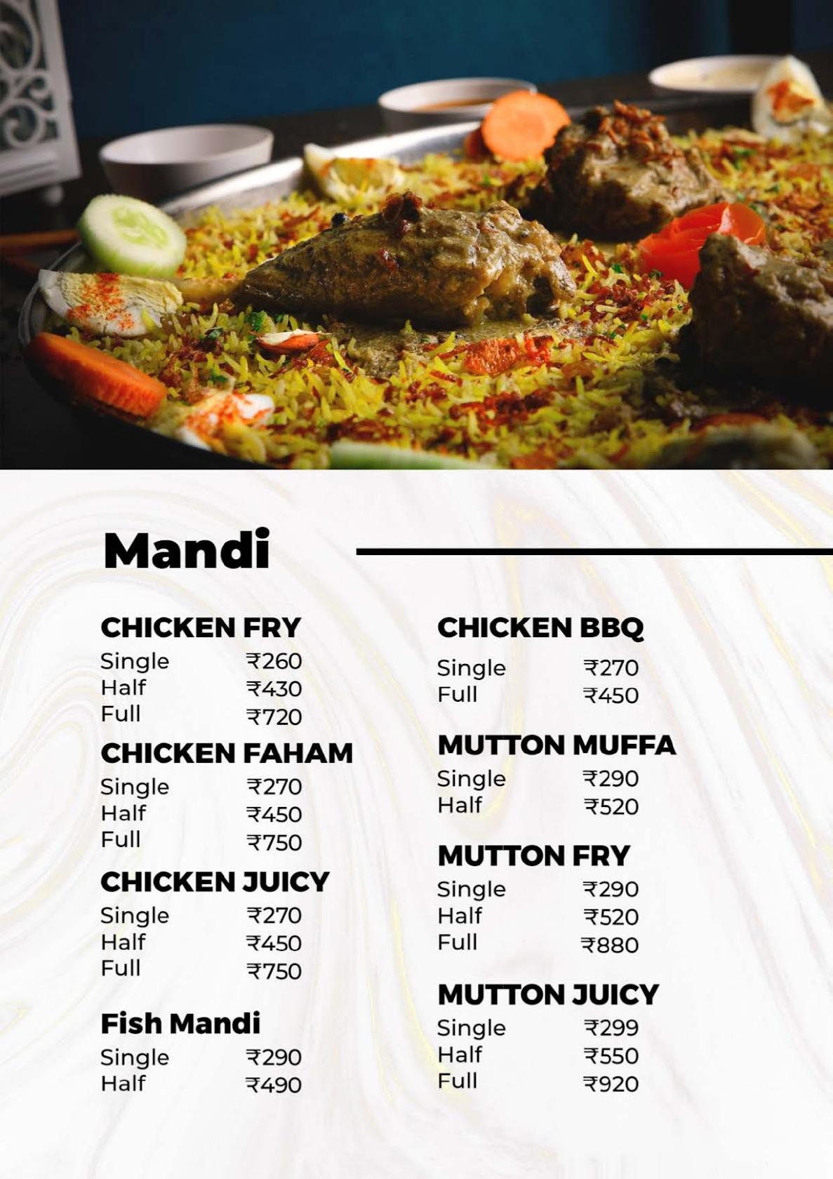 Menu at Tollgate DriveIn Restaurant, Siddipet