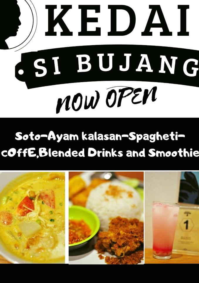 Menu at Kedai si bujang restaurant, Pelabuhanratu