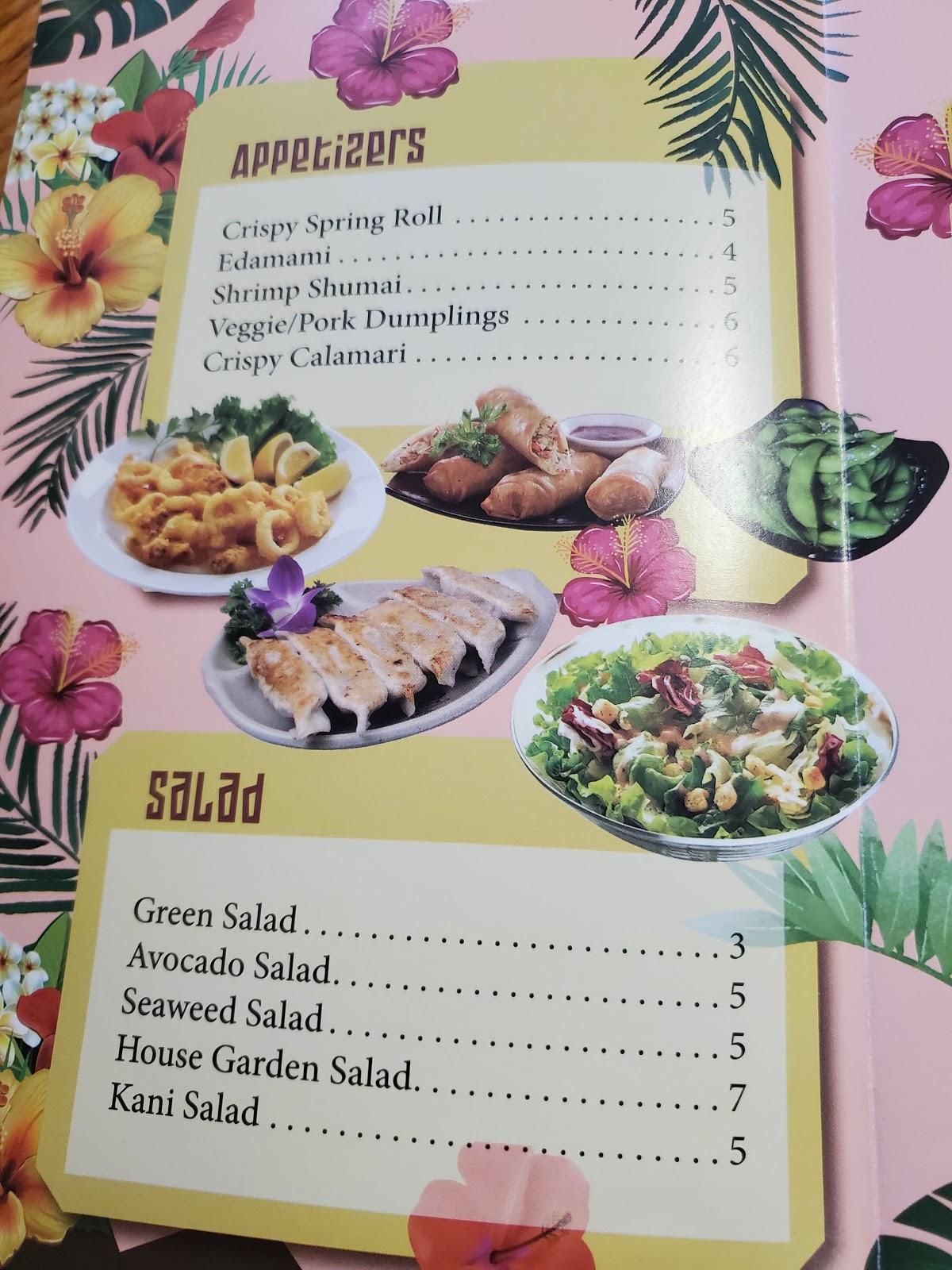 Carta del restaurante Aloha Kitchen, East Meadow