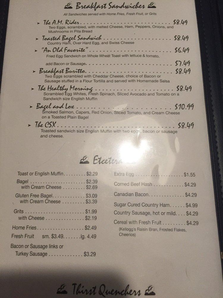 Carta del restaurante Beach Diner Atlantic Beach, Atlantic Beach, 501 ...