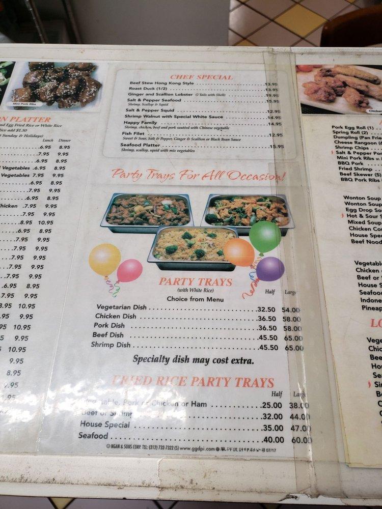 Menu at China Lui Restaurant, Fort Lauderdale