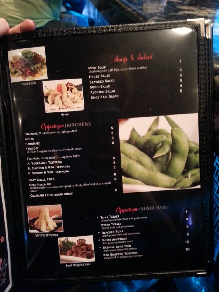 Menu at Inaka Sushi & Bar (Casady Square), Oklahoma City
