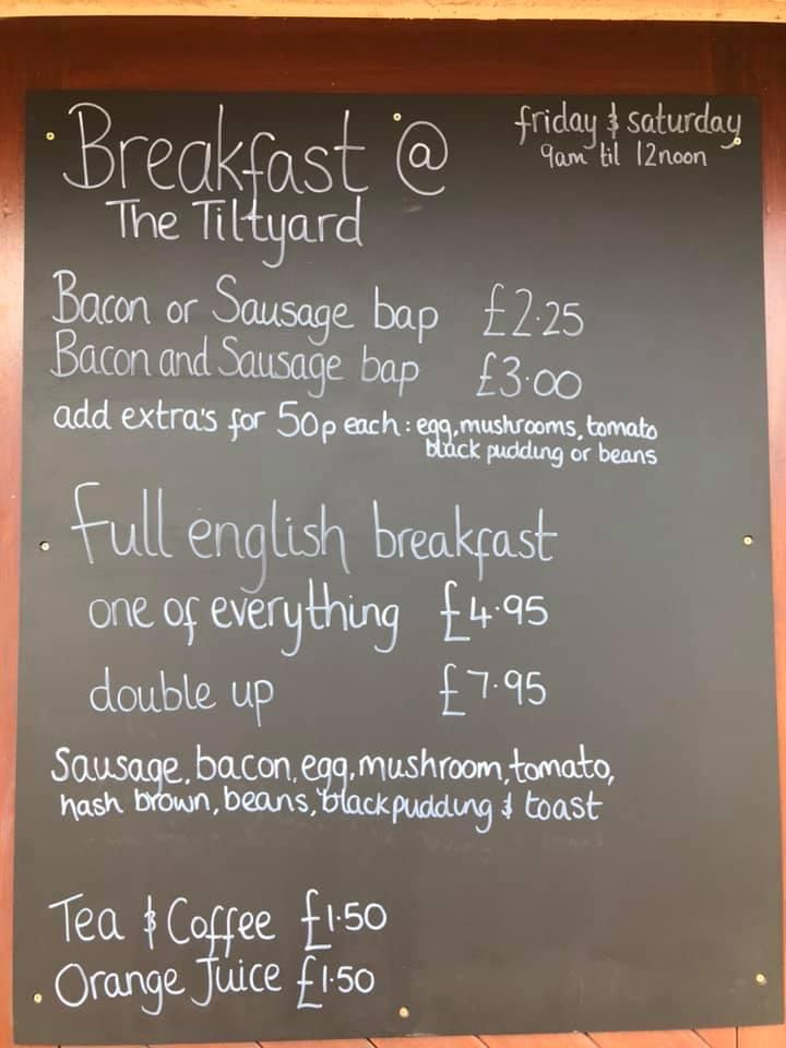 Menu at The Tiltyard pub & bar, Kenilworth
