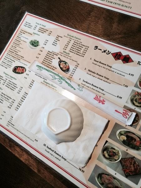Menu at Yami Sushi restaurant, Decatur