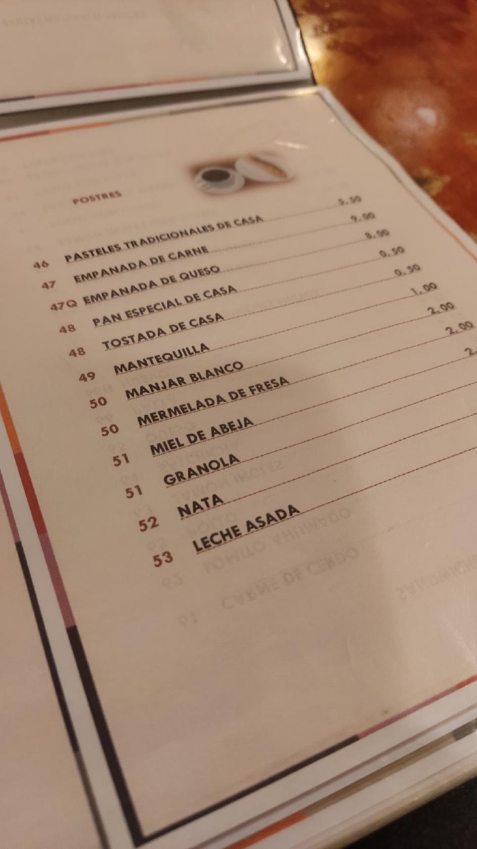 Carta de Café Ayllu, Cusco, Calle Marques Nº 263