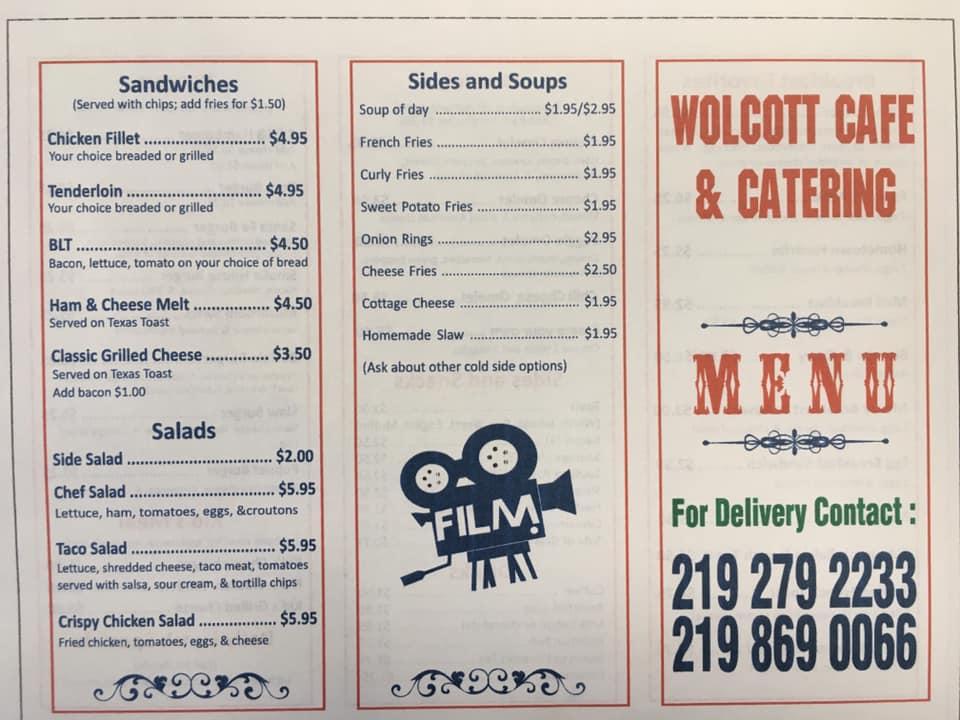 Wolcott Cafe & Catering in Wolcott - Restaurant menu and reviews
