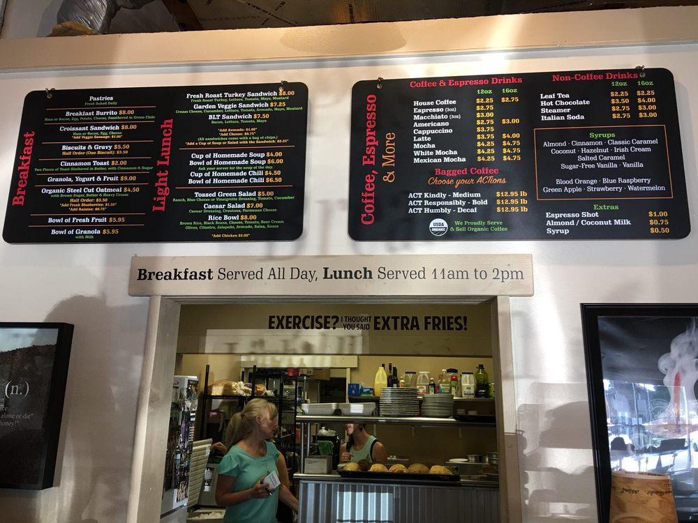 Menu at Tall Firs Cafe and Events, Springfield