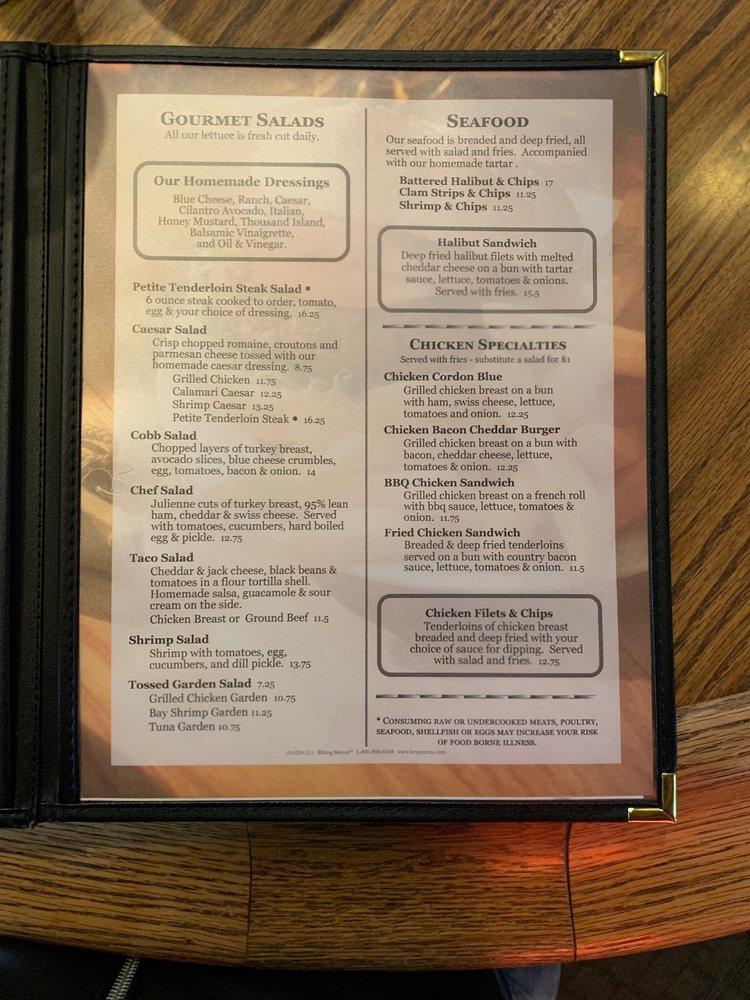 Menu at The Pumphouse Bar & Grill, Bellevue