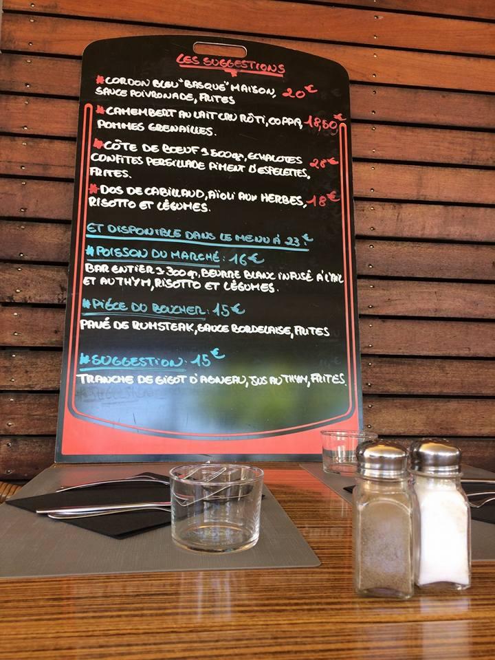 Menu au Restaurant La Maison, Andernos-les-Bains
