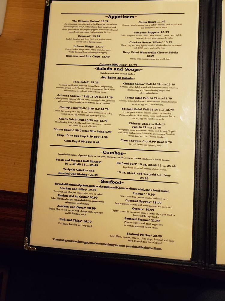 Menu at Nikki's Restaurant & Lounge, Covington, 174th Pl SE