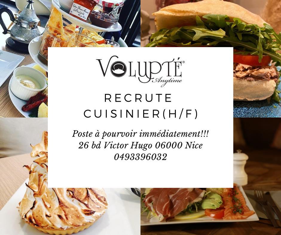 Menu at Volupté Anytime devient L'Insolent Café, Nice, 26 Bd Victor Hugo